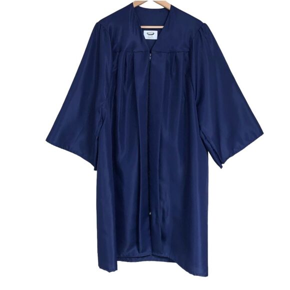 josten | Other | Jostens Navy Blue Graduation Gown Unisex Men Womens ...